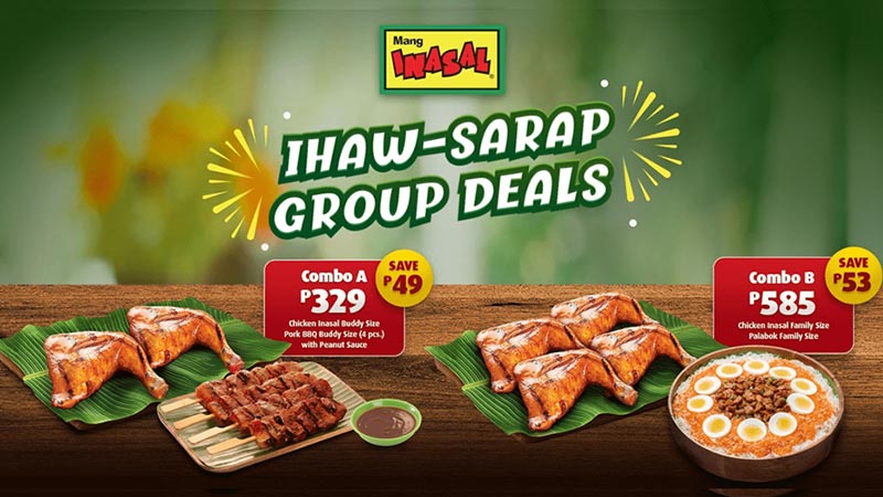Feast together with Mang Inasal’s Ihaw-Sarap Group Deals
