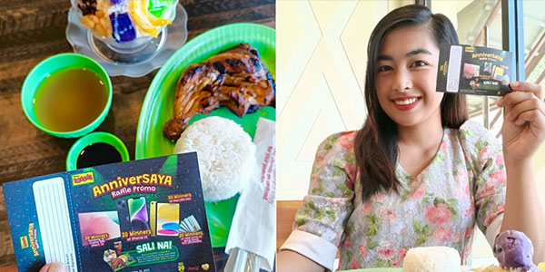 Mang Inasal's 20th AnniverSAYA Raffle Promo!