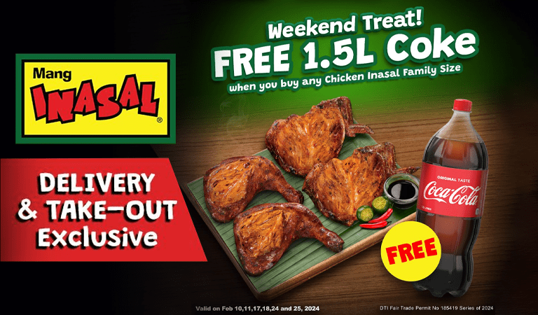 Promos I Enjoy discounts and Special Deals at Mang Inasal
