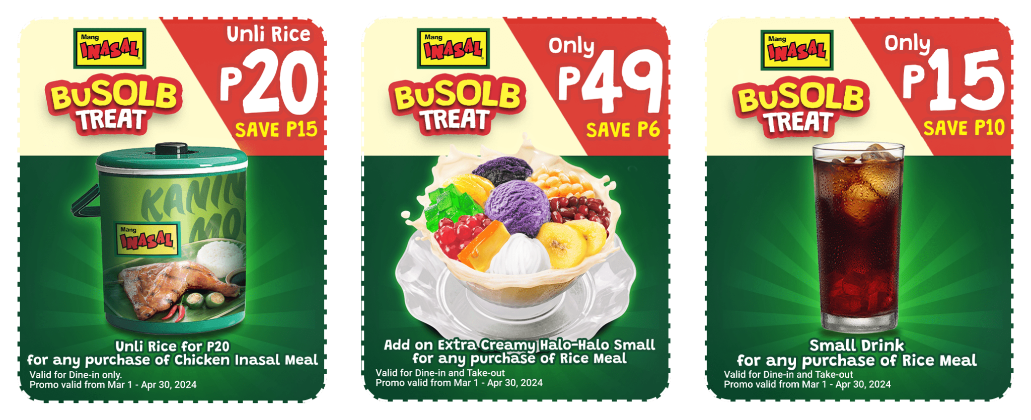 Mang Inasal launches BuSOLB Treat digital coupons